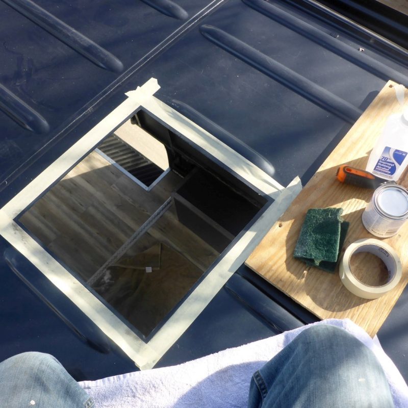 Installing a MaxxAir Roof Vent in our Sprinter Van | Live Like Pete
