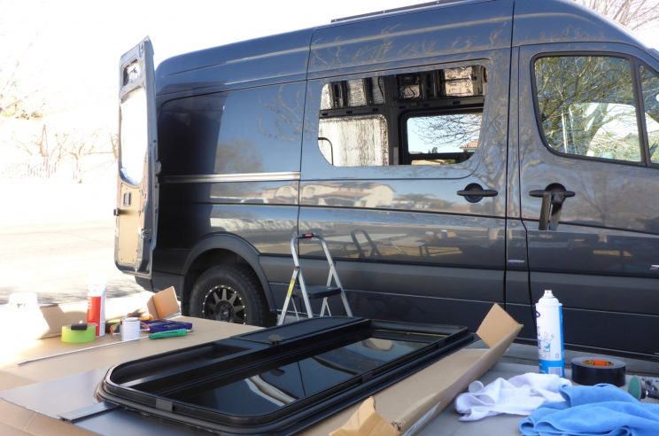 Installing Sprinter Van RTS523 Rhino-Rack Roof Rails | Live Like Pete