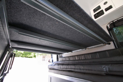 Sprinter Van DIY 3 Panel Platform Bed on L Track | Live Like Pete