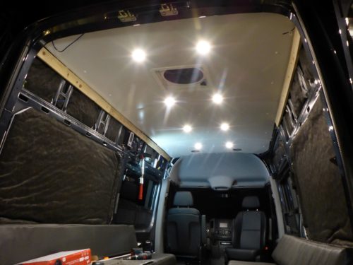 Sprinter Van Ceiling Install: White, Clean, and Simple! | Live Like Pete
