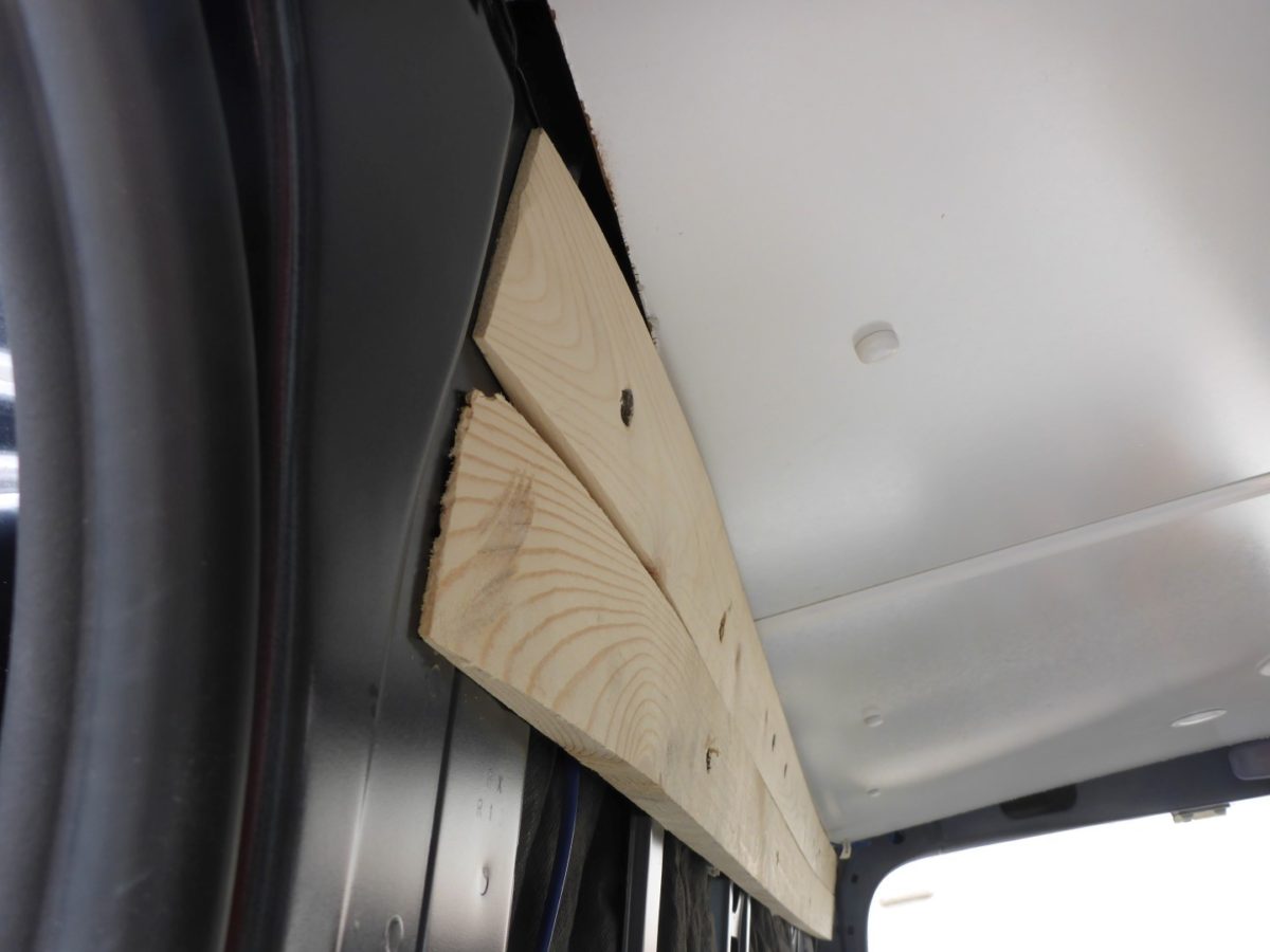Adding Upholstered Wall Panels in our Sprinter Van
