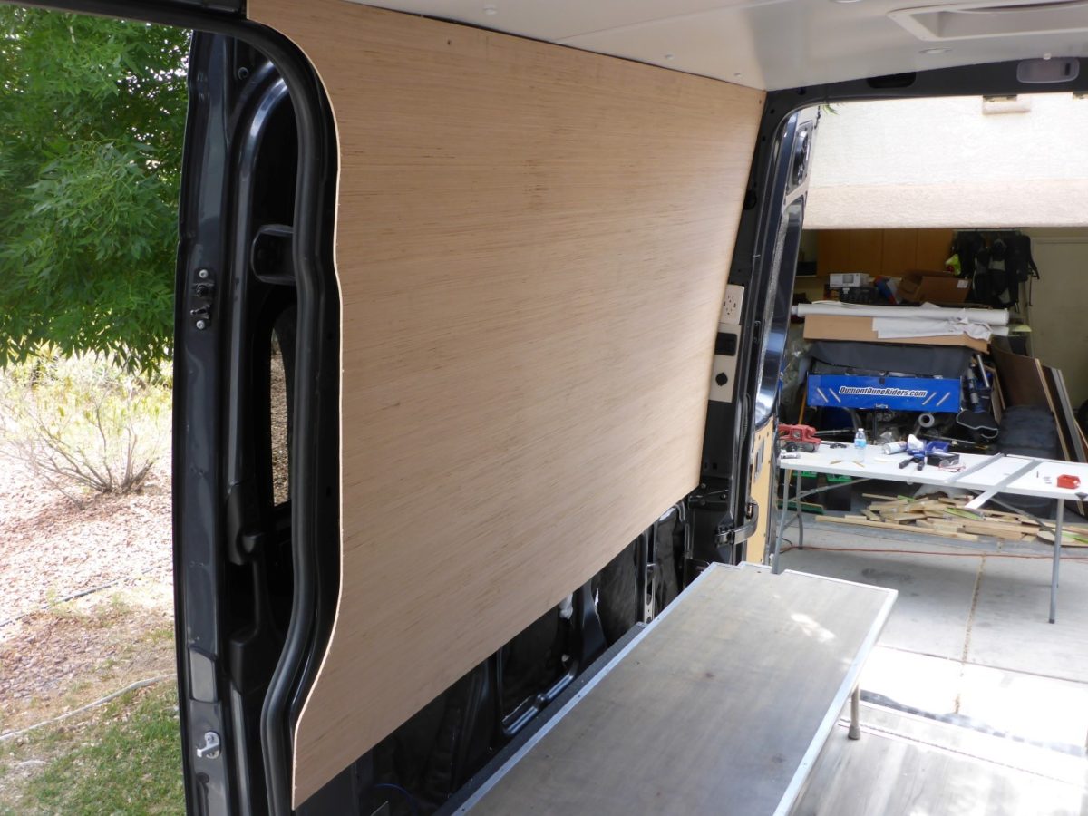 Adding Upholstered Wall Panels in our Sprinter Van