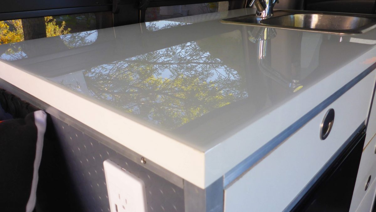 Durable Countertop and Tabletop Solution for Our Sprinter Van | Live ...
