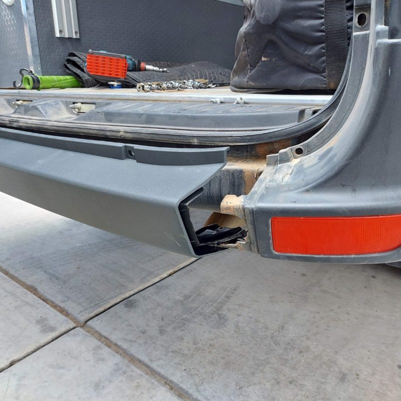 Sprinter Step Bumper Removal & Hitch Receiver, Wiring Install | Live ...