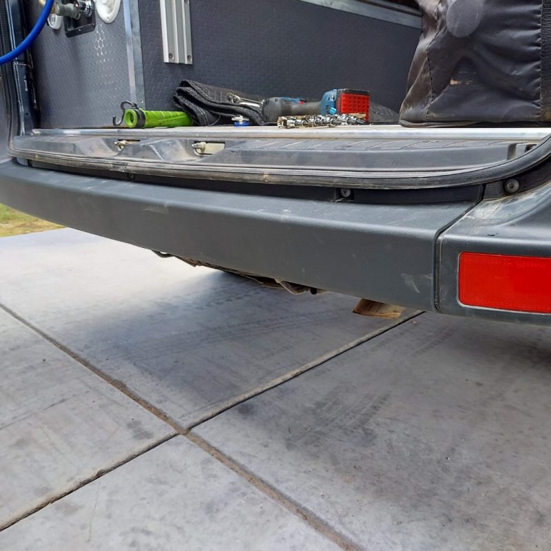 Sprinter Step Bumper Removal & Hitch Receiver, Wiring Install | Live ...
