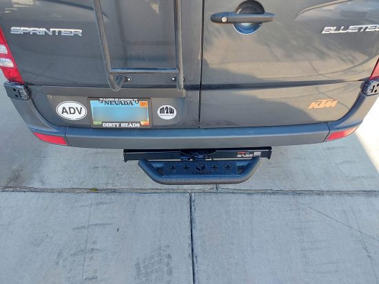 Sprinter Step Bumper Removal & Hitch Receiver, Wiring Install