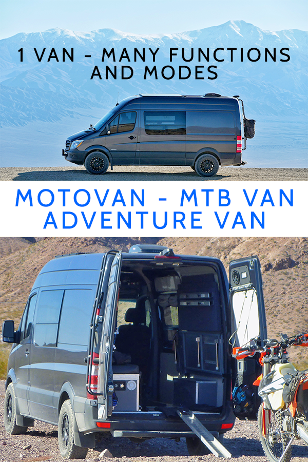 Moto/ MTB/ Adventure Sprinter Van Tour | Live Like Pete