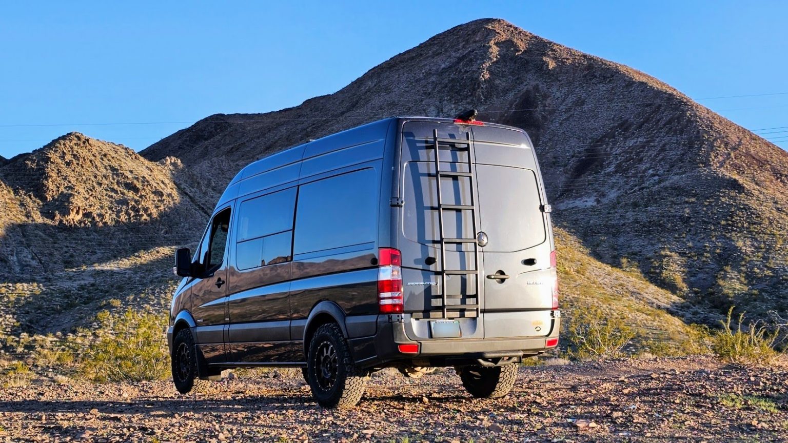 Flatline Van Co Sprinter Rear Ladder Install & Review