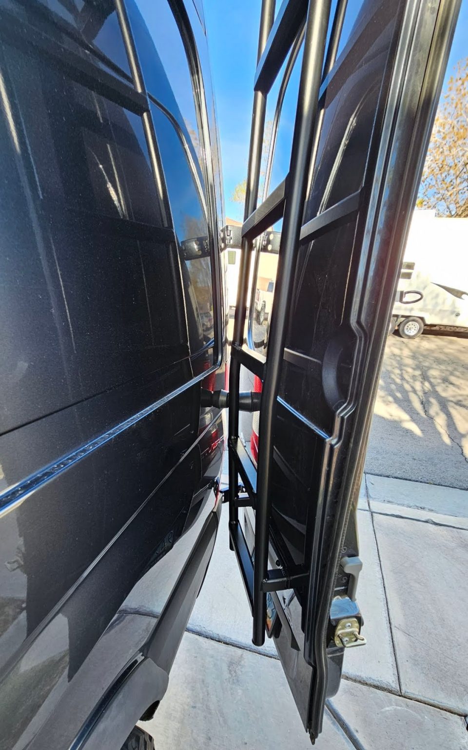 Flatline Van Co Sprinter Rear Ladder Install & Review